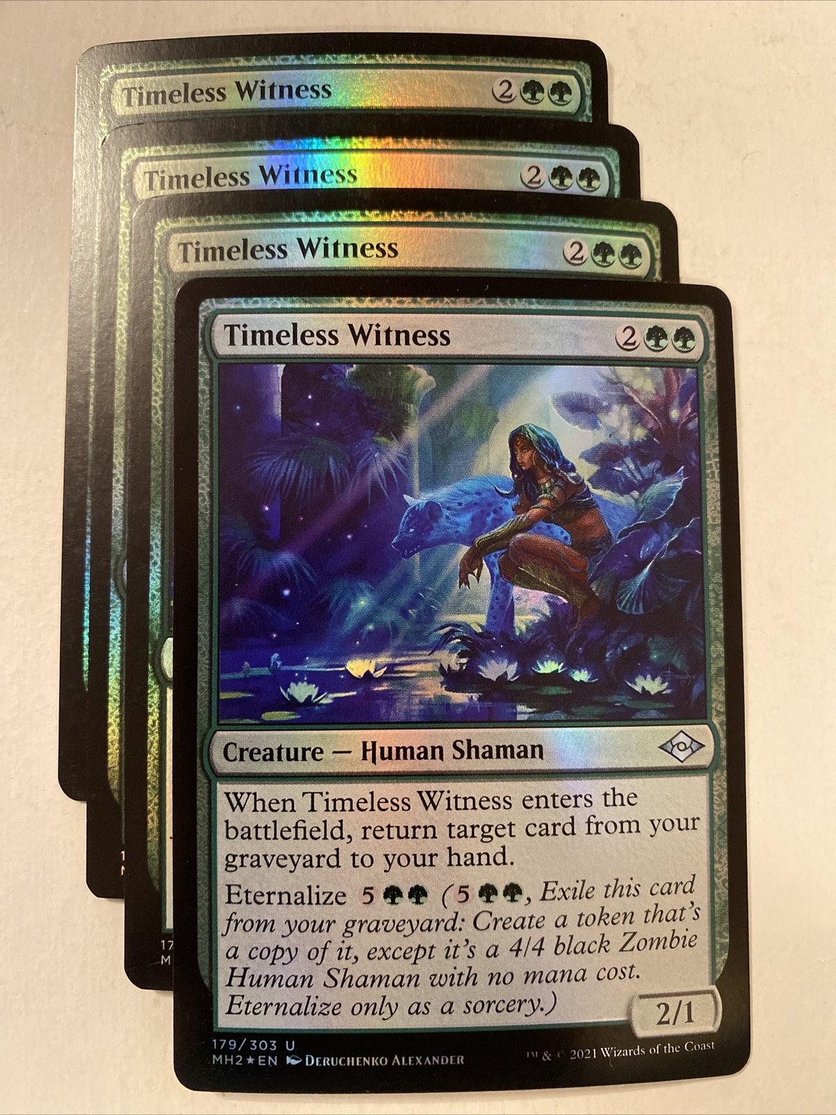 MTG Timeless Witness Modern Horizons 2 179/303 Foil Regular Uncommon NM ...