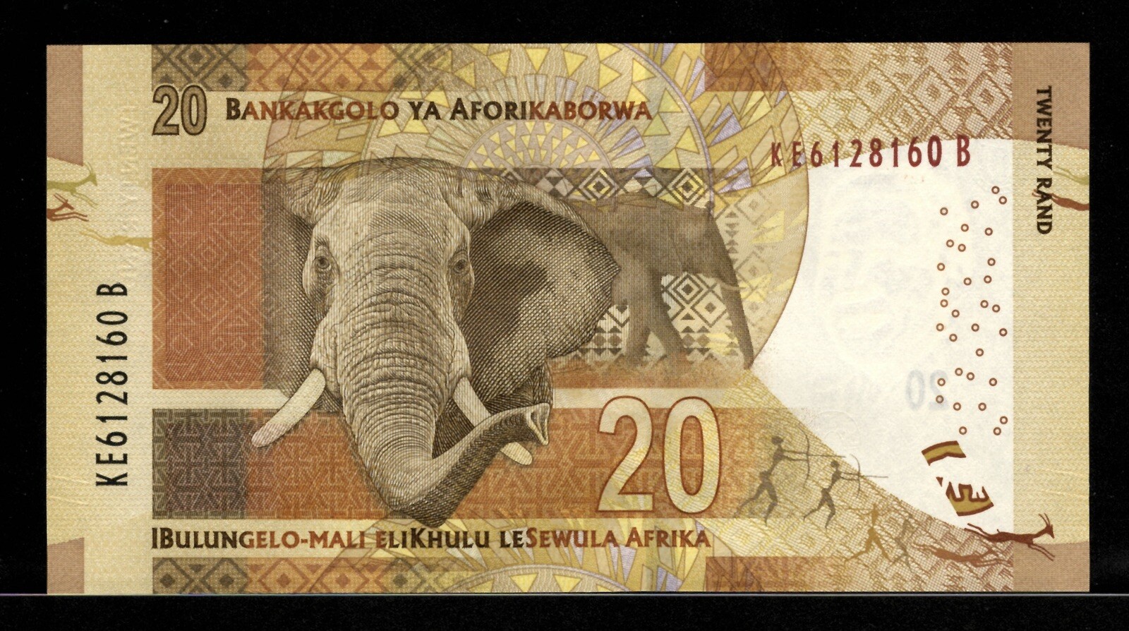 South Africa 20 Rand 2013-16 ND UNC Banknote P-139b Nelson Mandela | eBay