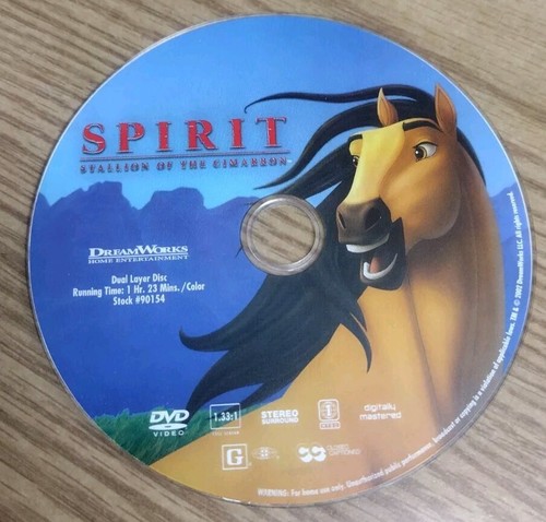 SPIRIT STALION OF THE CIMMARON DVD 2002 DVD ONLY | eBay