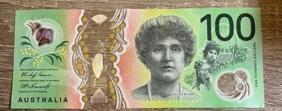 Australia Banknote 100 Dollars 2020 Polymer Circulated. One Hundred AUD ...