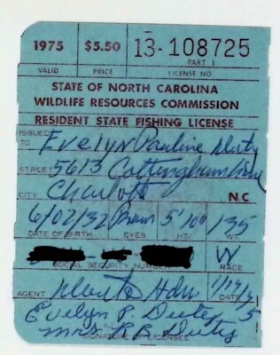 Licenses - Carolina Fishing License
