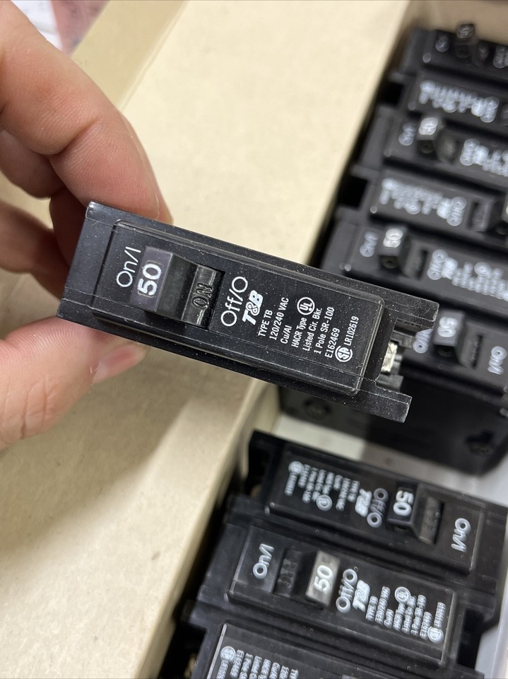 Lot/39 T&B 25A 40A 50A 60A 1P TYPE TB CIRCUIT BREAKER/s TB160 TB125 ...