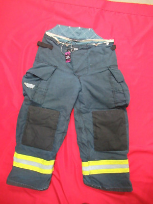 BLACK FIRE DEX 38 X 27 Firefighter Turnout Bunker PANTS GEAR RESCUE ...
