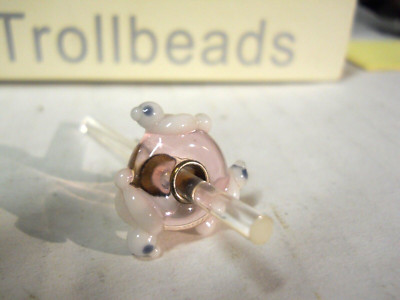 Elfbeads 925 Sterling Silver WHITE & PINK EVERSPARK DUCKS BEAD ...