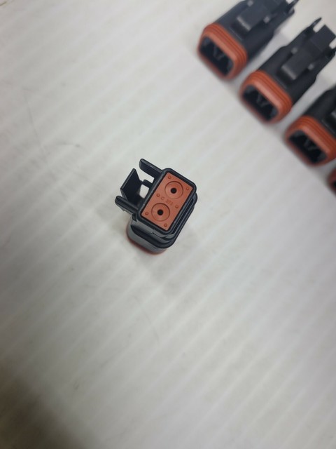 25 pc Deutsch DT06-2S-P012. 2 Position Rectangular Housing with Locks ...