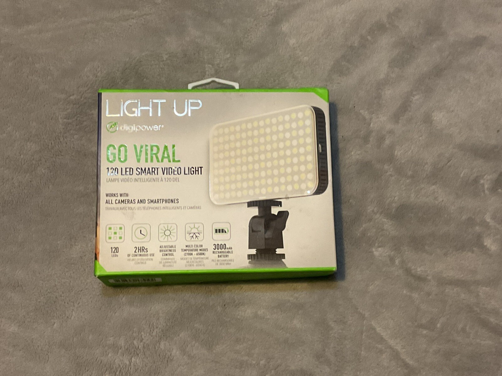 Digipower DP-VL120 LED Photo Video Light - White for sale online | eBay