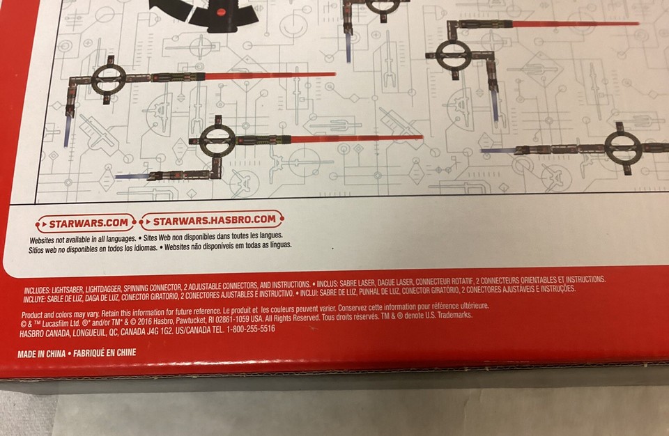 Star Wars BladeBuilders Spin Action Lightsaber Action Sword Disney ...