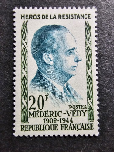 France Stamp Heroes Of The Resistance No. 1200 New ** Luxury MNH 1959 ...