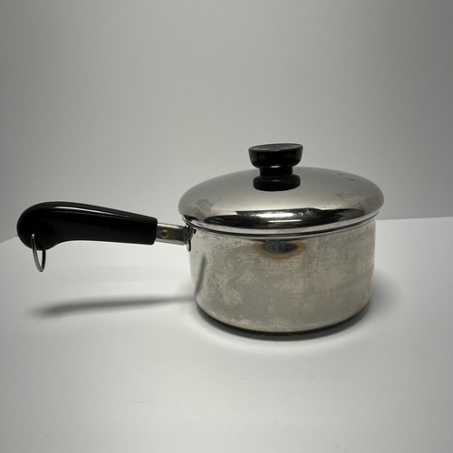 Revere Ware 1 1/2 Qt Sauce Pan w/Lid Stainless Steel Tri-Ply Disc ...