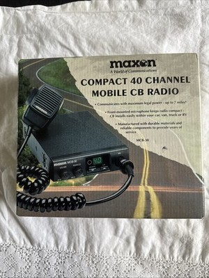 Maxon Compact 40 Channel Mobile CB Radio MCB-30 New Vehicle Mounted | eBay