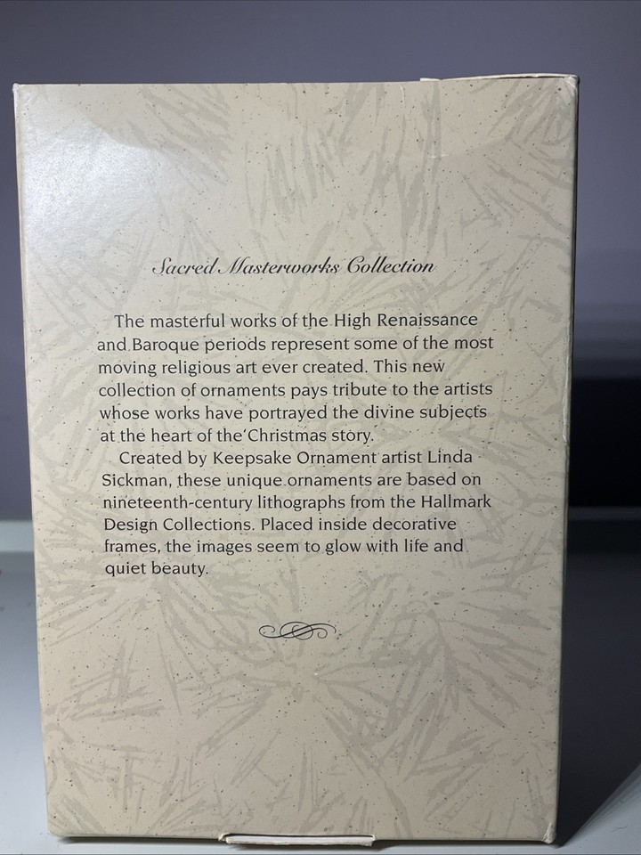 Hallmark Keepsake Ornament Praying Madonna Showcase Sacred Masterworks ...