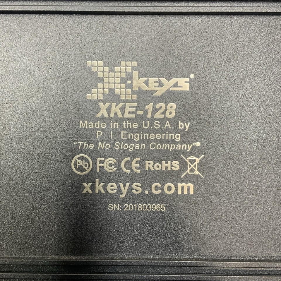 X-Keys 128-Key Programmable Keyboard | XKE-128 | eBay