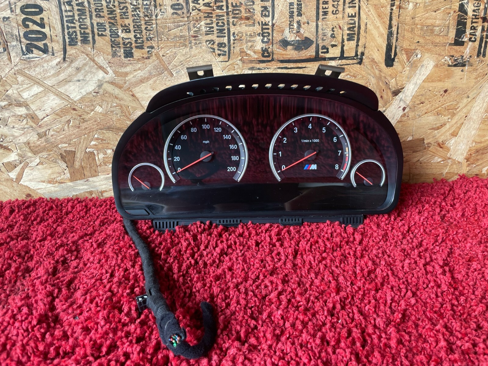 BMW F06 F13 F10 M5 M6 INSTRUMENT CLUSTER ODOMETER SPEEDOMETER GAUGE OEM ...