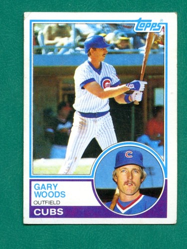 1983 TOPPS BASEBALL #356 GARY WOODS CHICAGO CUBS | eBay