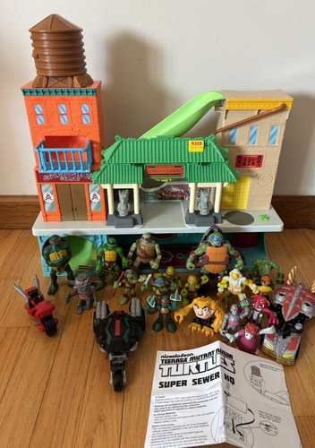 Teenage Mutant Ninja Turtles TMNT Chinatown Sewer Lair Playset ...