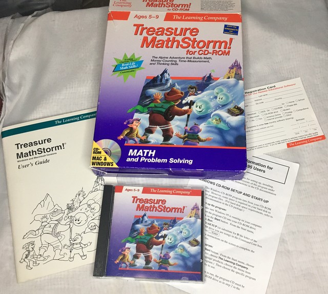 Treasure MathStorm (Windows/Mac, 1996) for sale online | eBay