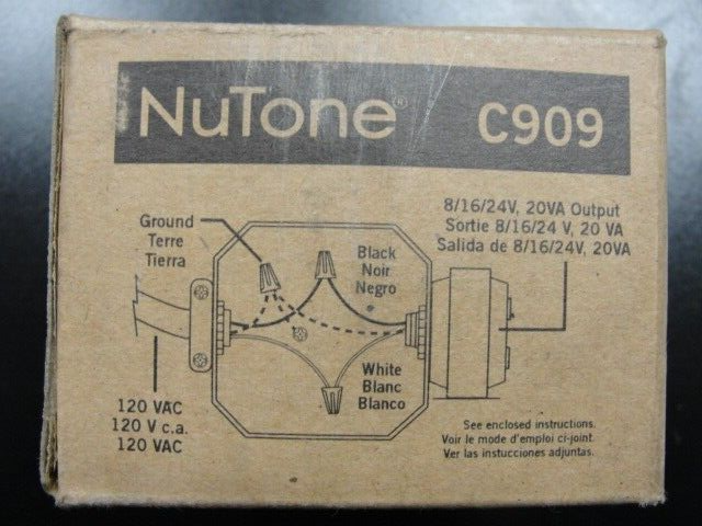 New Nutone Tri-Volt Transformer, 20PT-0905, C909, (Lot of 2) | eBay