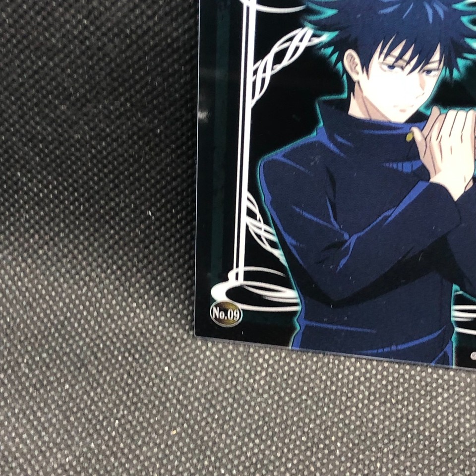 Megumi Fushiguro Jujutsu Kaisen Plastic Card No.09 Jump Bandai Japanese ...