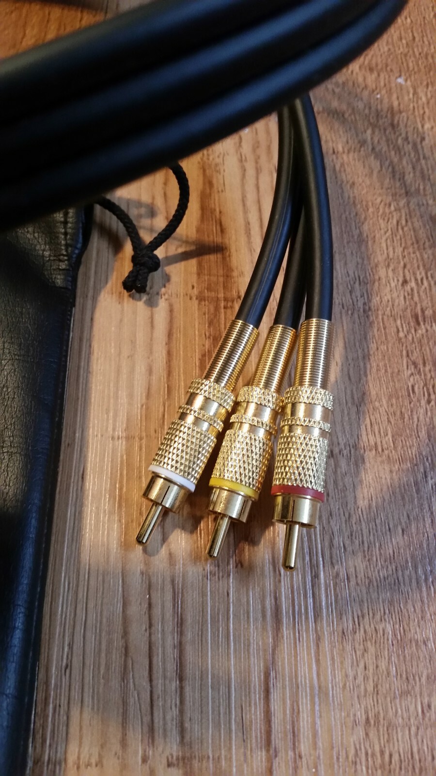 Technics Cables New with Leather Pouch turntable, gold Audio Dj | eBay