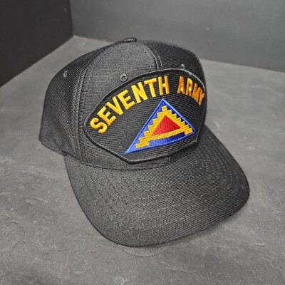 U S MILITARY ARMY SEVENTH 7th ARMY HAT OFFICIAL ARMY BALL CAP USA MADE ...