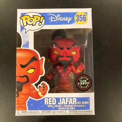 Red Jafar (as Genie) GLOW CHASE #232 Aladdin Pop! Vinyl - Very Good ...