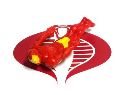 Iron Man Happy Meal Toy Flying Iron Man Rolling McDonald's Promo 2010 ...