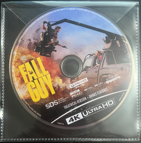 FALL GUY (2024) - 4K Ultra HD UHD disc only (No Blu-ray or Digital Copy ...