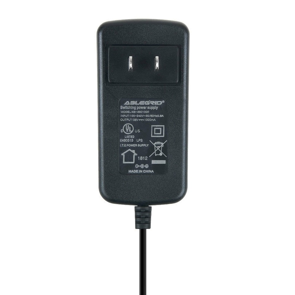 UL AC DC Adapter Power Charger for CND LED Light 36V 1A Lamp YS35 ...