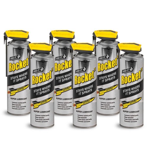 Rocket TT Multi-Use Super Lubricant Water Displacement WD Spray 6x ...