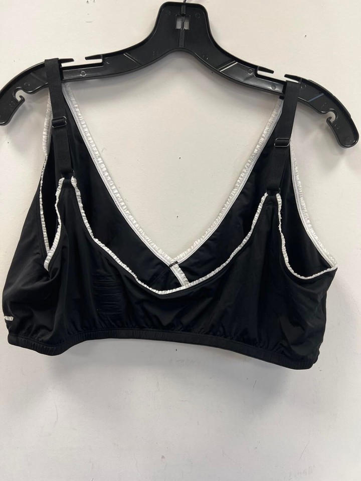 Rhonda Shear Bralette Extra Comfort!! Black Nylon Spandex Style 9265 ...