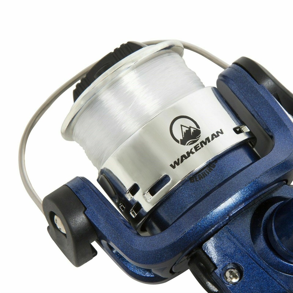 Blue Bait Cast Open Face Spinning 2 Pc Rod and Reel Combo 63 In Fishing ...