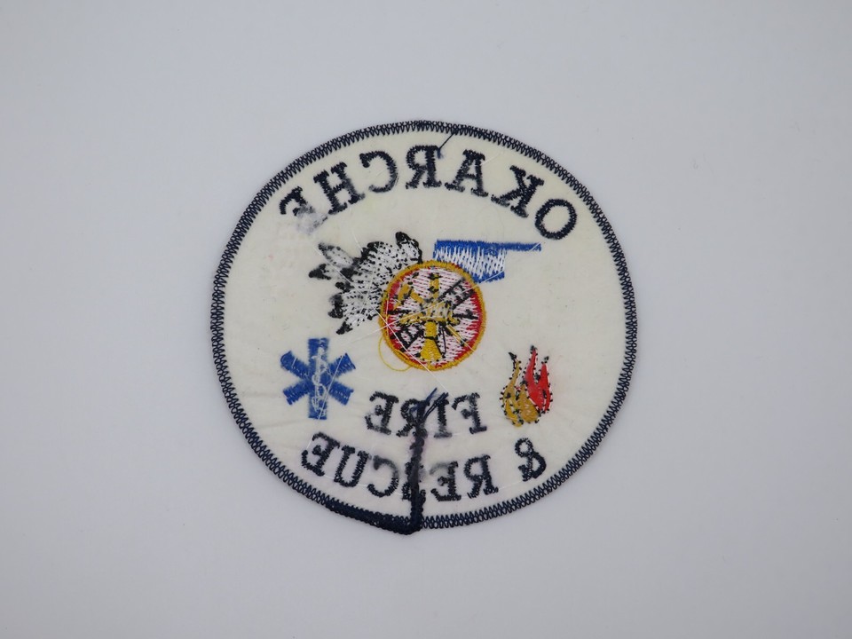 Okarche Oklahoma Fire Rescue Dept. patch | eBay