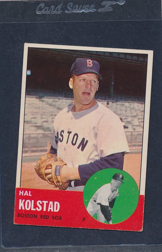 1963 Topps #574 Hal Kolstad Red Sox EX 63T574-90316-8 | eBay