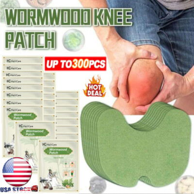 300PCS Knee Relief Patches Sticker Joint Pain Wormwood Ache Plaster Pad ...