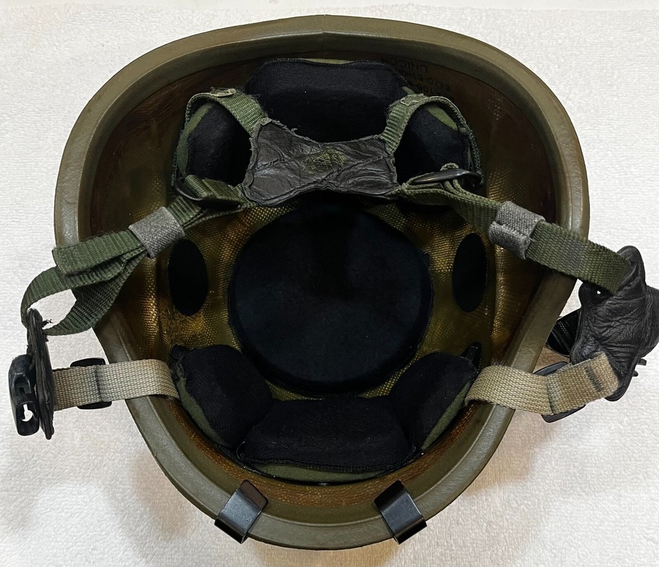 Updated Large Unicor US Army Military Ballistic PASGT Helmet Made with ...