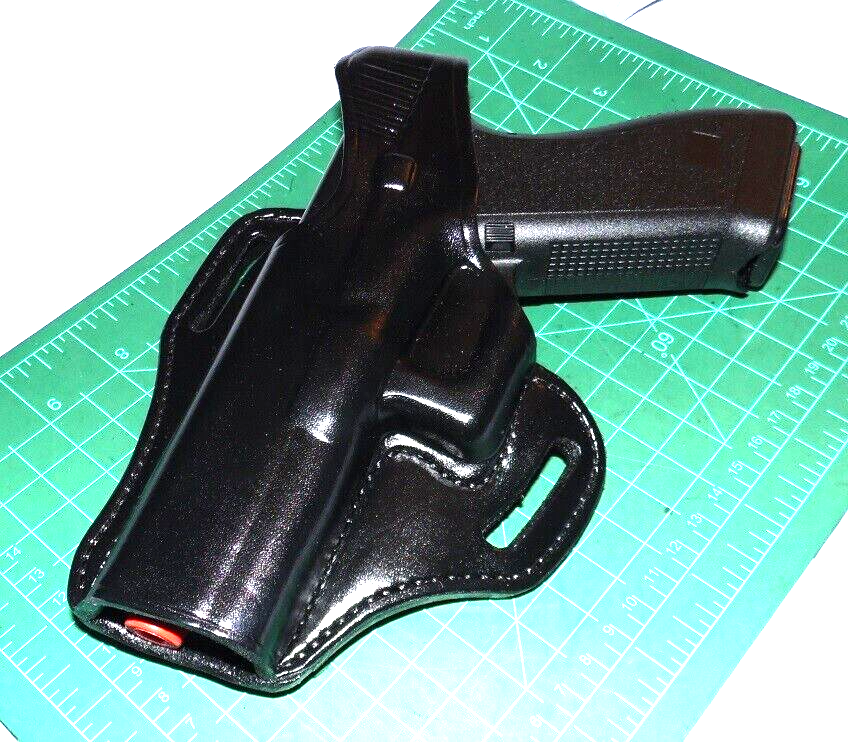 Bianchi 56 Serpent LH Leather Thumb Break Belt Holster Glock 17 22 31 ...