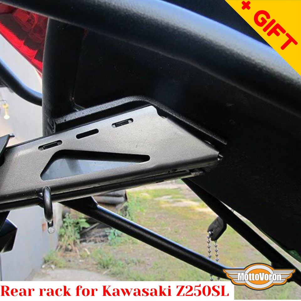 For Kawasaki Z250SL rear rack Z250 SL Kawasaki rear luggage rack, Bonus ...
