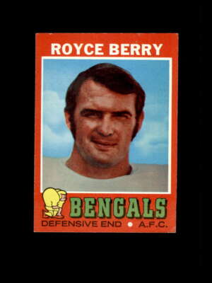 1971 Topps Football #182 Royce Berry STARX 6.5 EX/MT+ (LS805189) | eBay
