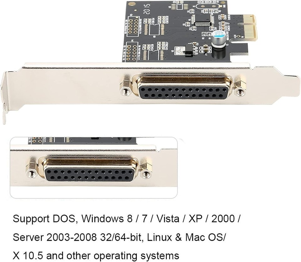 ASHATA PCIE Parallel Port Card,PCIE to Parallel Port Card | eBay UK