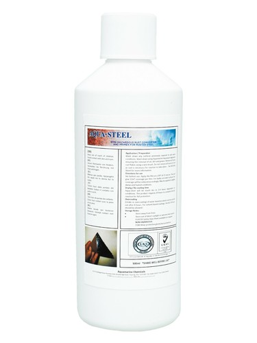 AQUASTEEL RUST CONVERTER AND PRIMER 500 ml | eBay UK