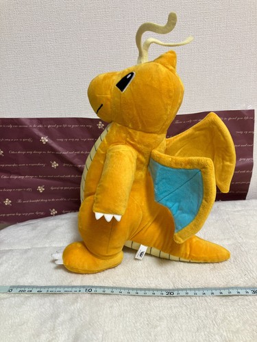26cm/10.2in Dragonite (Kairyu) Pokemon Plush Doll Big Mecha mofugutto ...