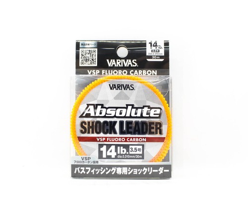 Varivas Fluorocarbon Absolute VSP Shock Leader Ligne 30m 14lb (0297) | eBay