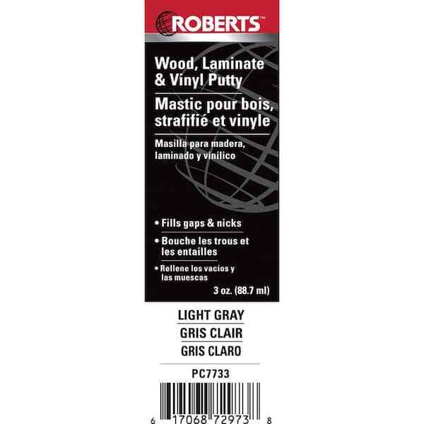 3 oz. Light Grey Wood, Laminate, Vinyl Putty Easy Repair Solution for ...