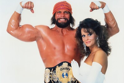 MISS ELIZABETH and MACHO MAN RANDY SAVAGE WWE WWF 12x18 Photo Poster | eBay