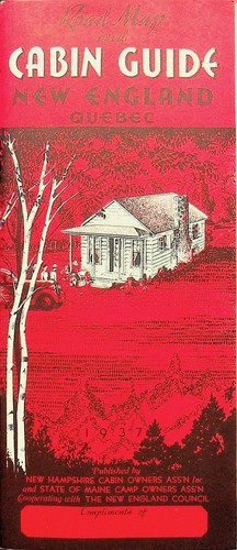 Road Map and Cabin Guide New England/Quebec Booklet - E6M | eBay