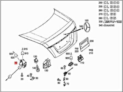 Genuine MERCEDES C216 W221 S-CLASS W221 Coupe C216 Lock 2217500085 | eBay