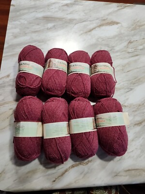 Lot of 8 Skeins Patons Canadiana Colours Yarn color #309 3.5oz ea NIP ...