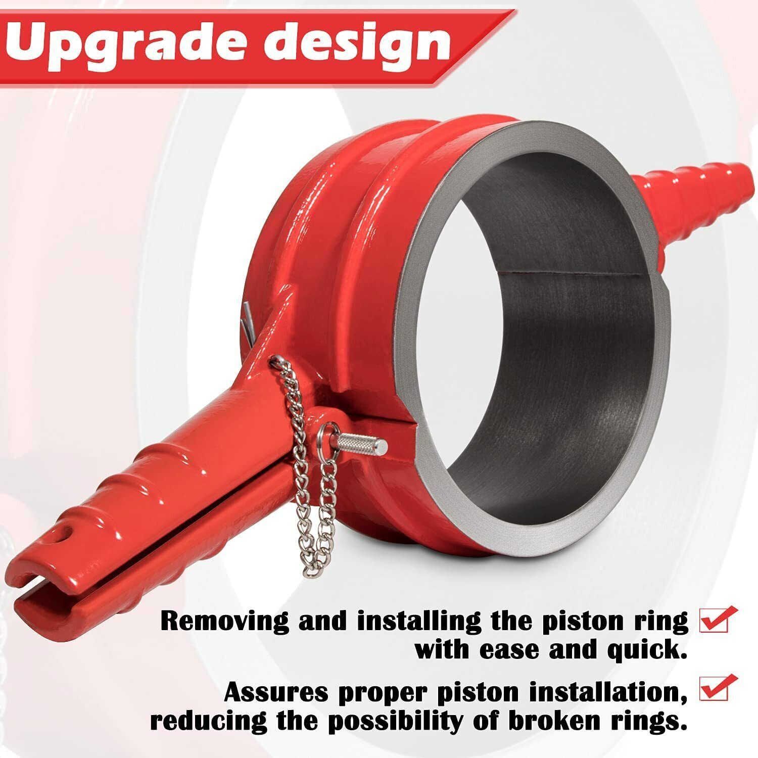 7040 Piston Ring 5.4" Bore Compressor Adapter for Cummins ISX,QSX,CAT ...