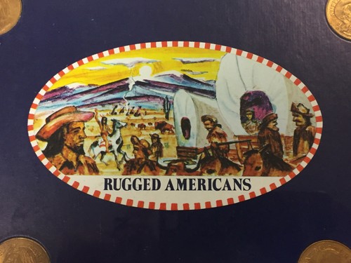 1970 Franklin Mint Commemorative Rugged Americans Coin / Token ...