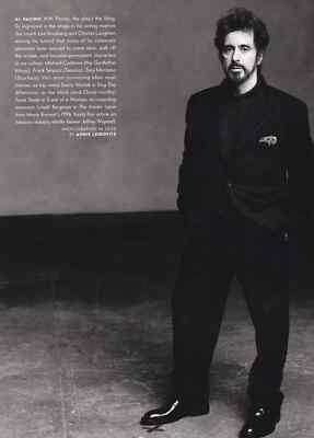 Al Pacino (2000 Photo Shoot) - Miniature Poster/Book Clipping | eBay
